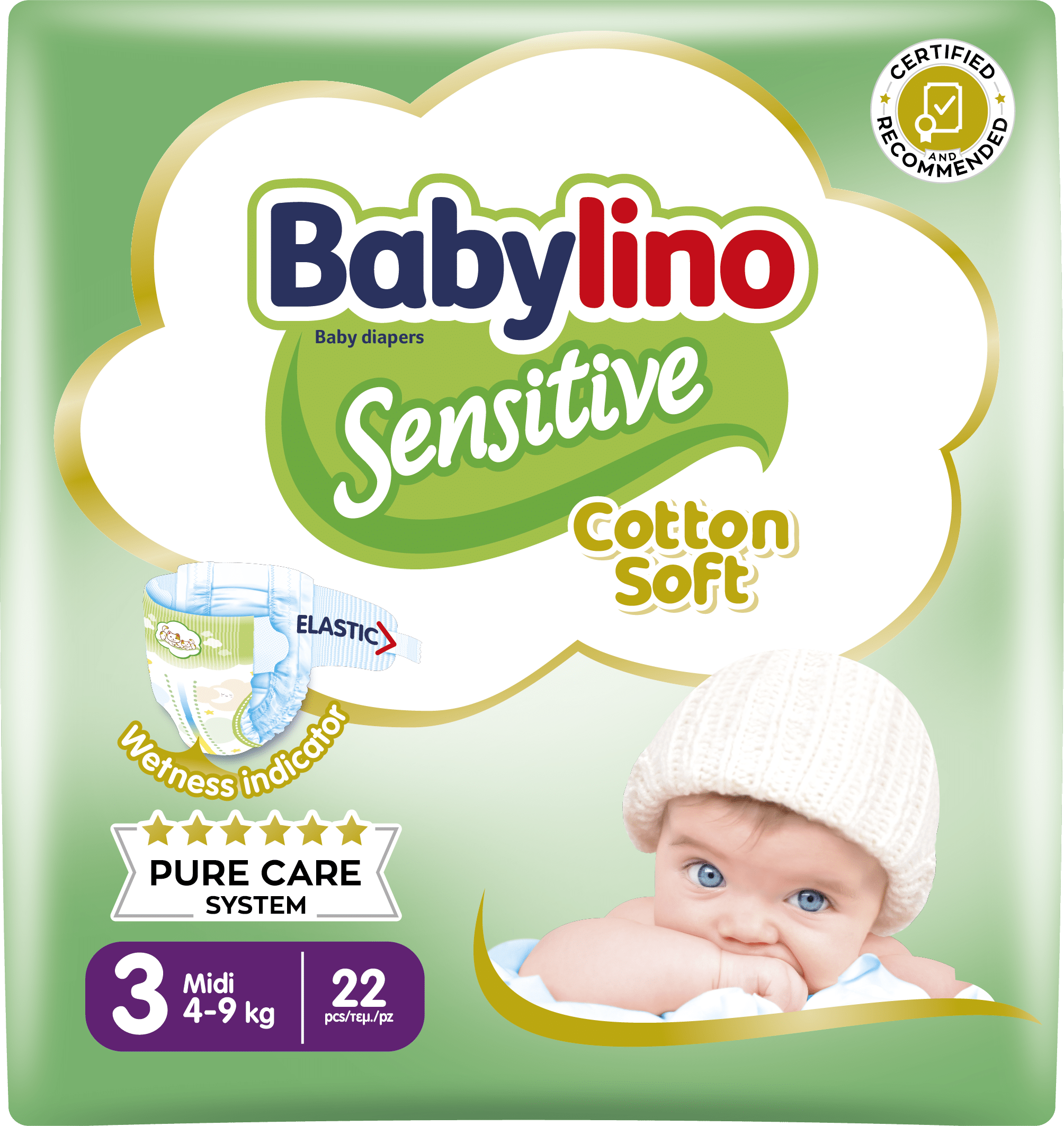 Babylino Sensitive Diapers | Midi No.3 - Pemix Importers & Distributors ...
