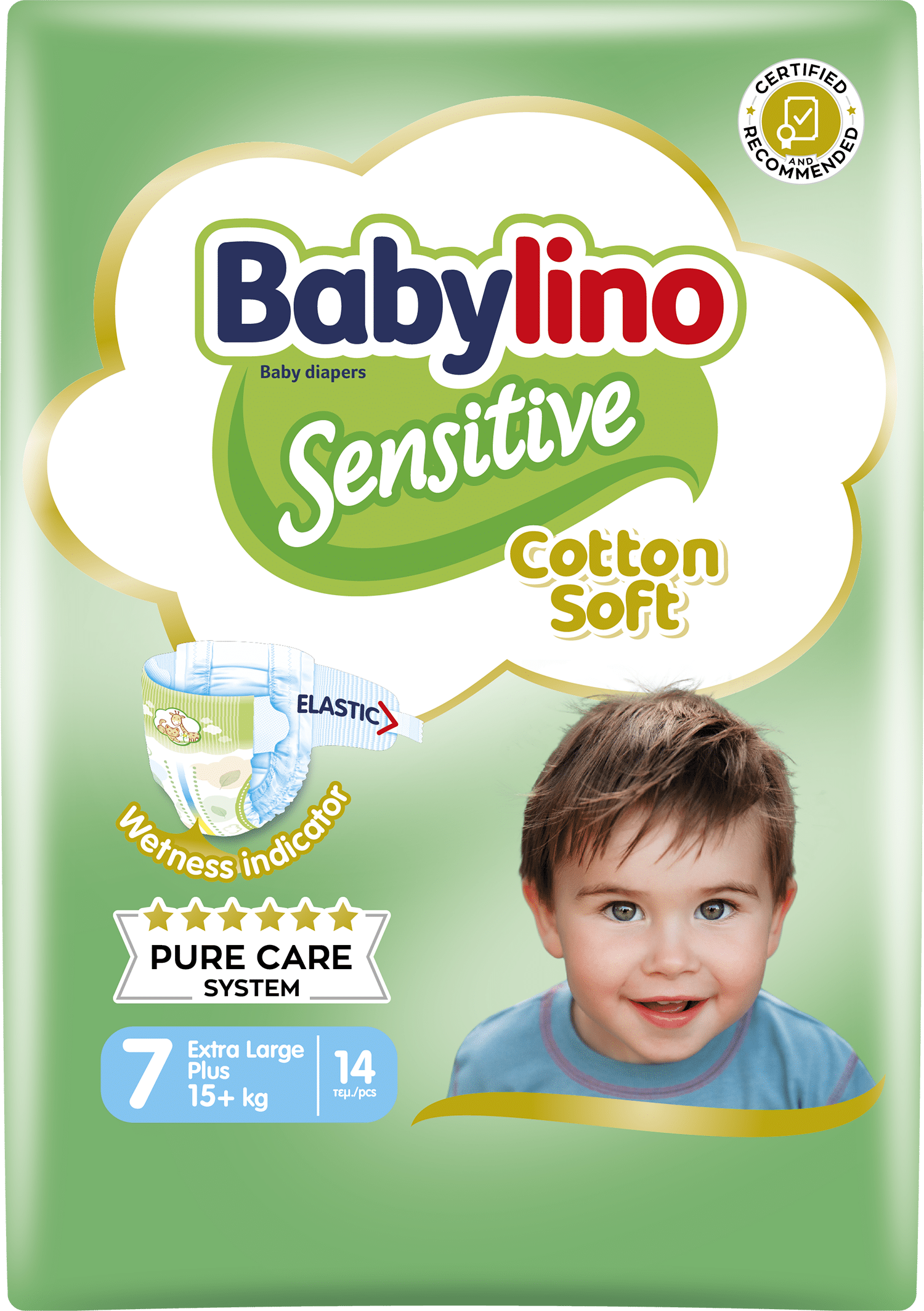 Babylino Sensitive Diapers | Extra Large Plus No.7 - Pemix Importers ...