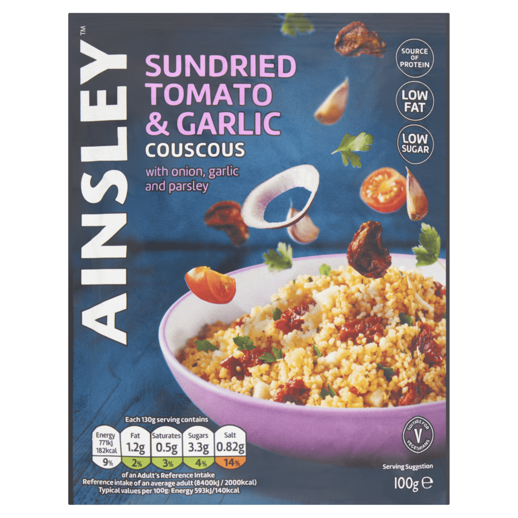 Ainsley Harriott Couscous | Sundried Tomato & Garlic - Pemix Importers ...